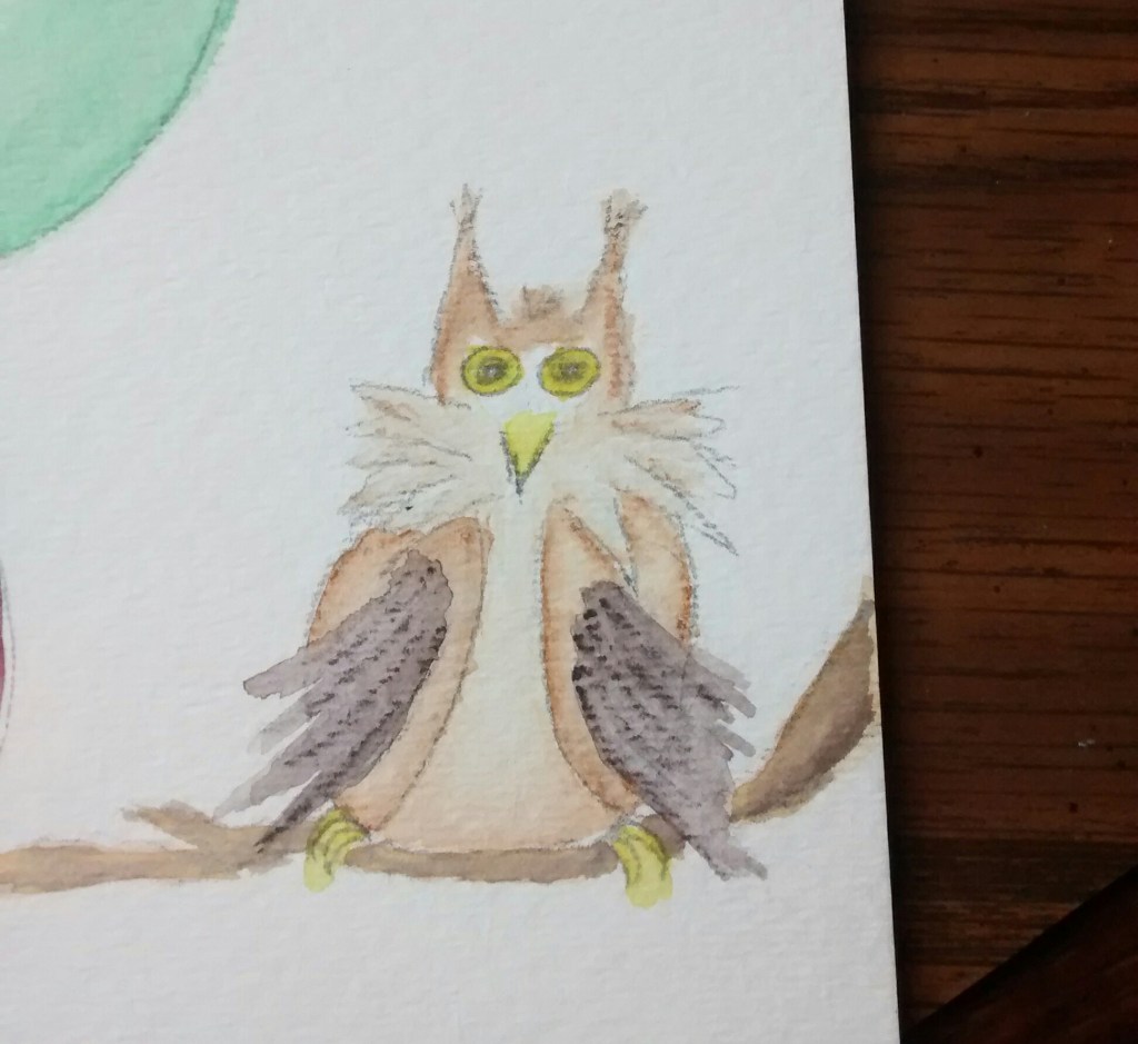 random word-like sounds and a poorly rendered owl | How Bad Can It Go?